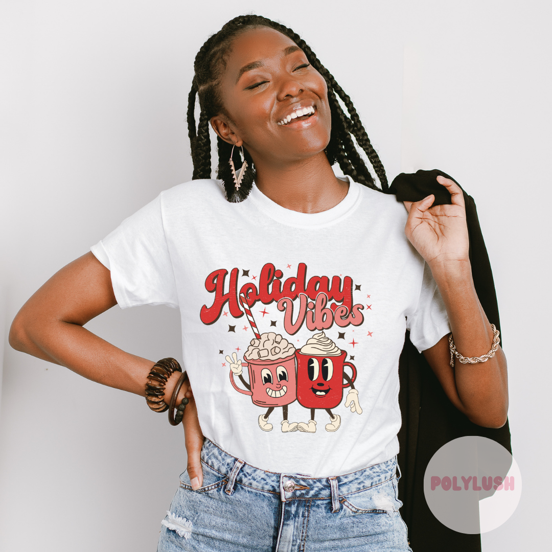 Holiday Vibes DTF Transfer – Polylush