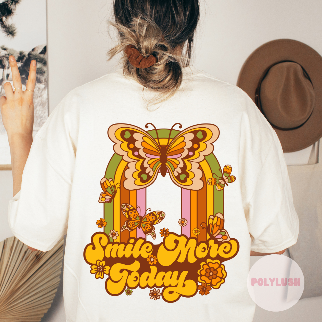 Smile More Today DTF Transfer – Polylush