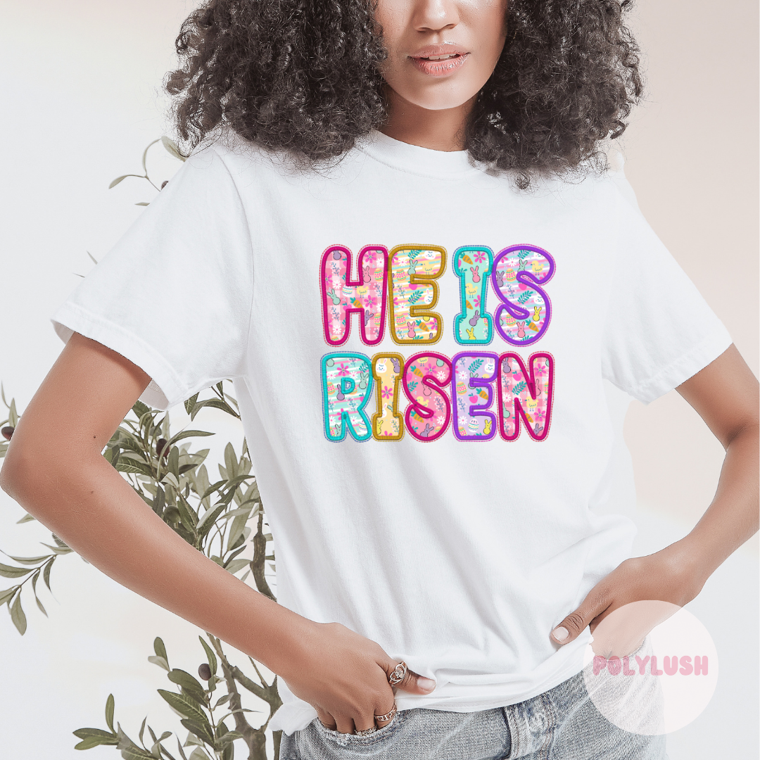 Bunny He Is Risen DTF Transfer – Polylush