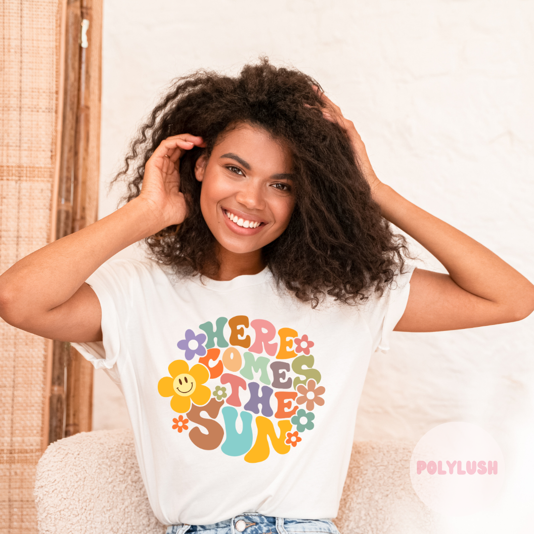 Here Comes The Sun DTF Transfer – Polylush