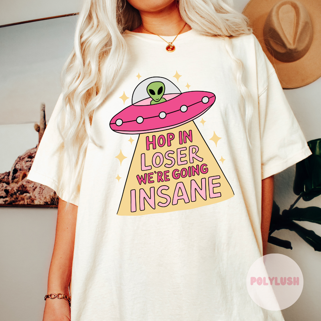 Hop In Loser We're Going Insane DTF Transfer – Polylush