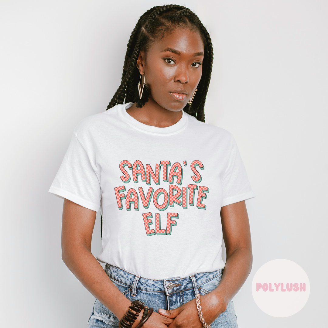 Santa's Favorite Elf DTF Transfer – Polylush