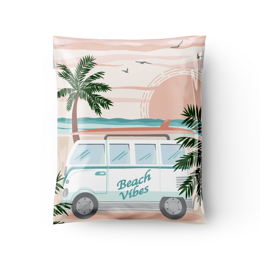 Beach Vibes Poly Mailers | Best Poly Mailers | Polylush