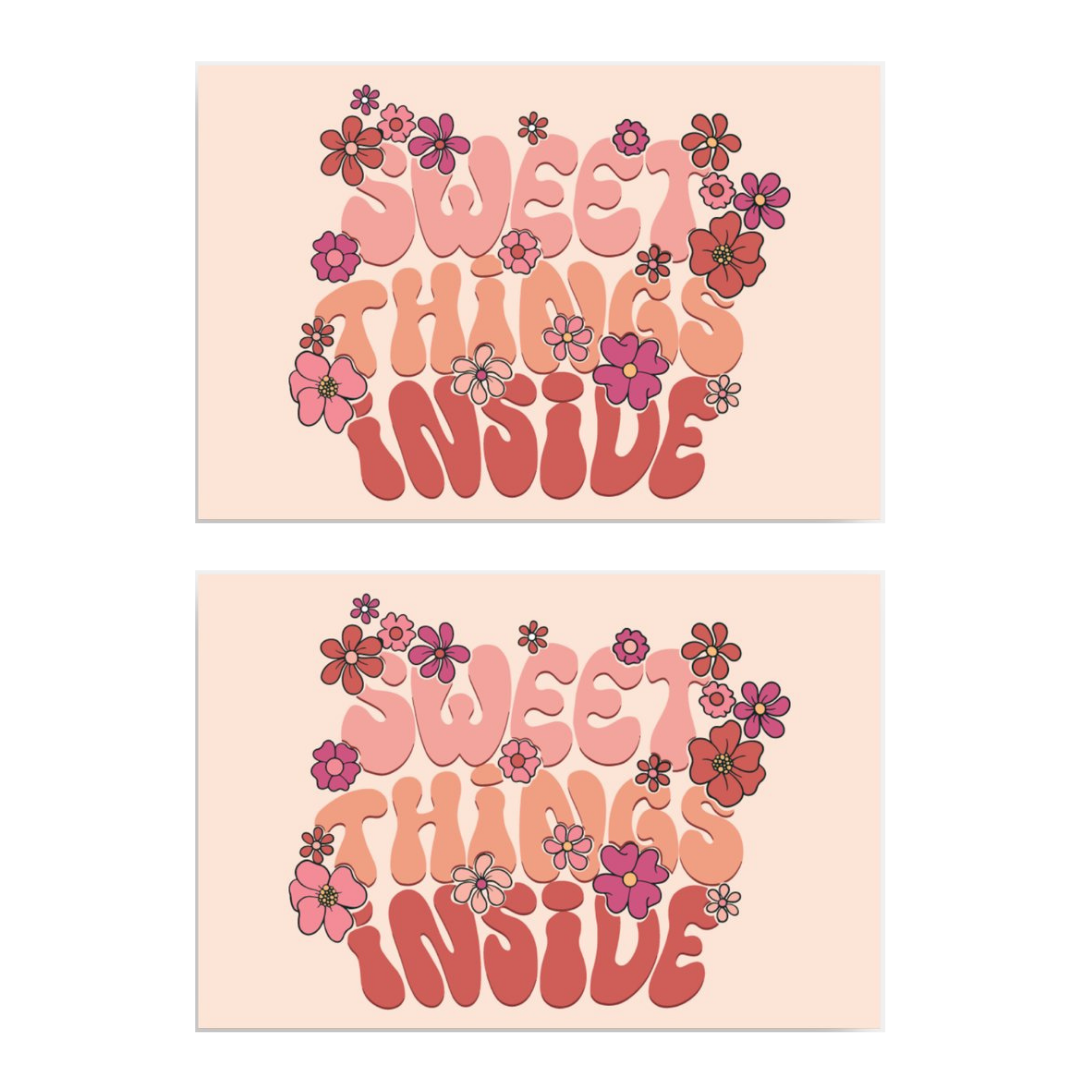 50 Sweet Things Inside Thank You Cards – Polylush