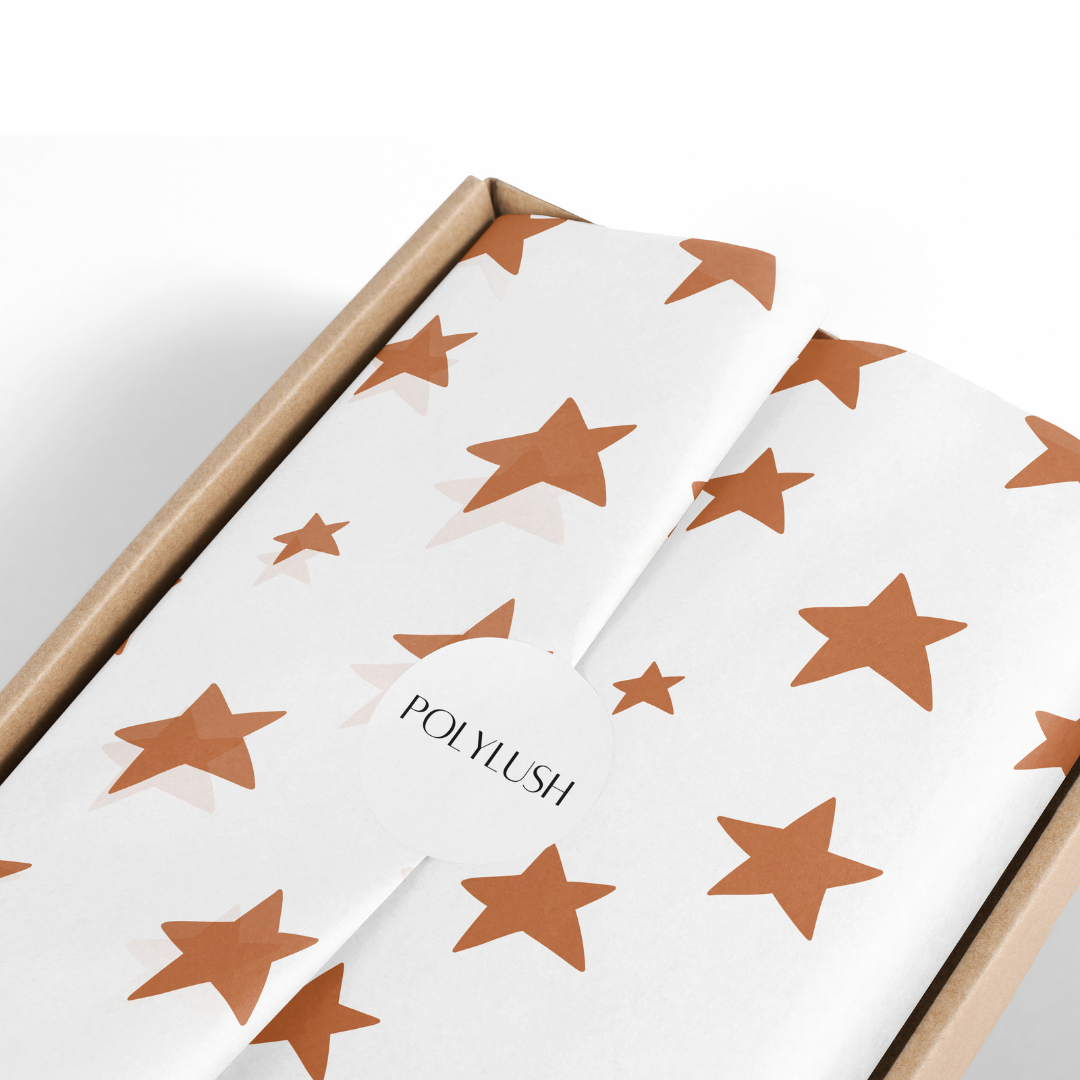 Cute Stars Tissue Paper – Polylush