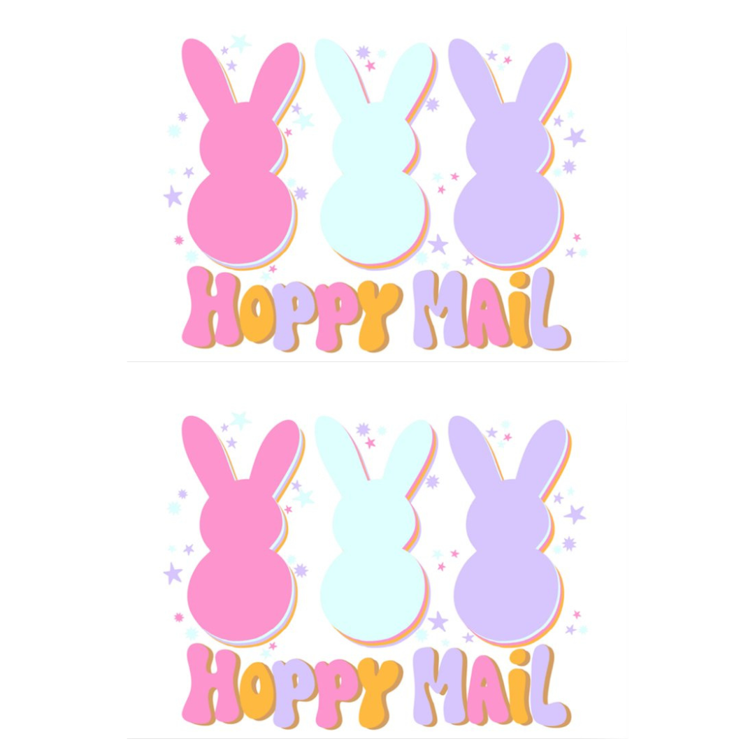 50 Bunny Hoppy Mail Thank You Cards – Polylush